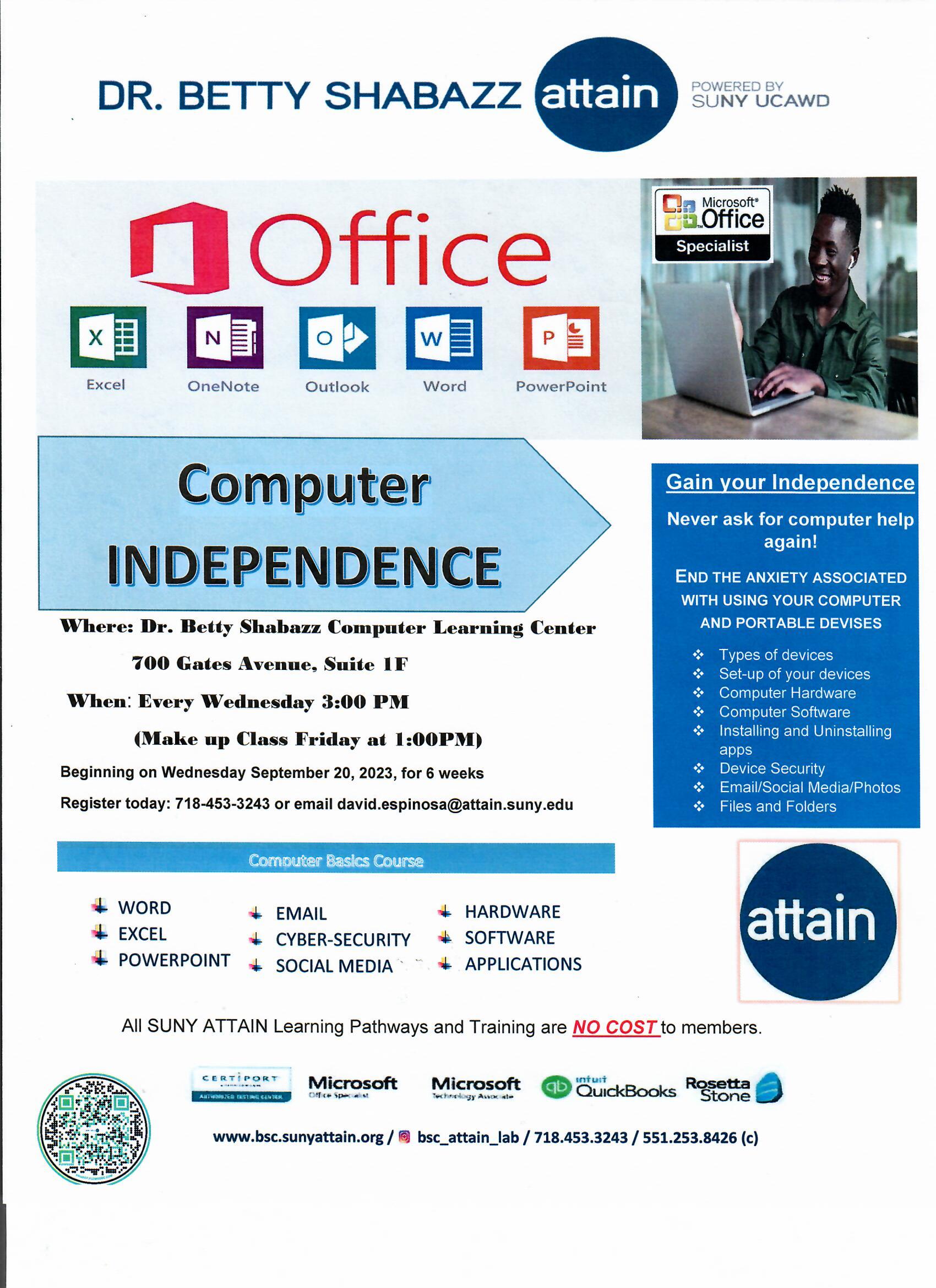 Our Flyers – Dr. Betty Shabazz ATTAIN Lab